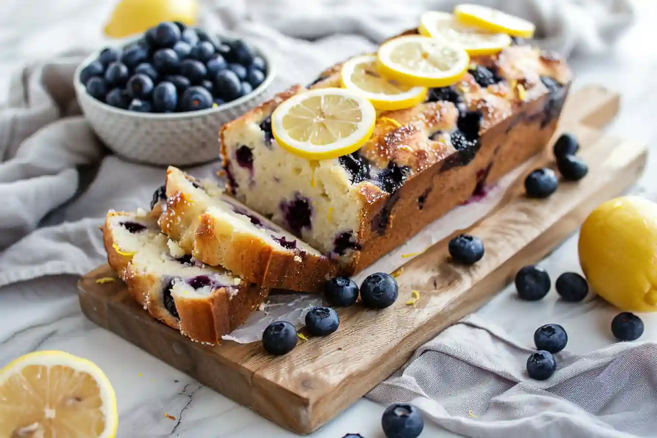 Lemon Blueberry Cottage Cheese Loaf: 8g Protein, No Sugar Crash